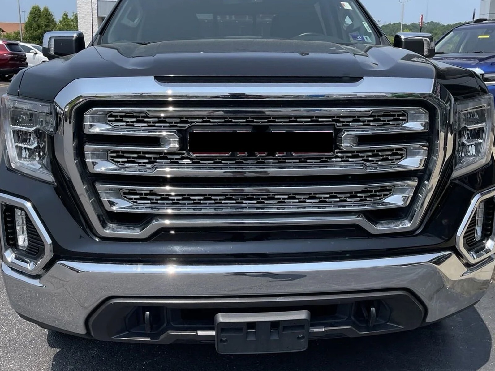 For 2019-2022 GMC Sierra 1500 SLT AT4 Chrome Grille Mesh Grill Insert ...