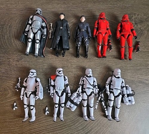 Star Wars Black Series First Order Lot Stormtrooper Jet Flame Phasma ...