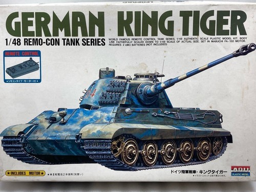 Arii 1/48 German Army Tank King Tiger Remote Control With Fa130 Motor ...