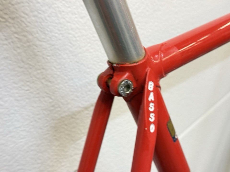 1987 Basso Pista Columbus Steel Track bike Dura Ace Wheelset, Cinelli ...