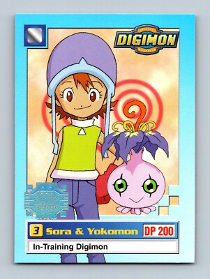 Digimon Animated Series 1 - EXCLUSIVE Sora & Yokomon 6 of 34 - Upper ...