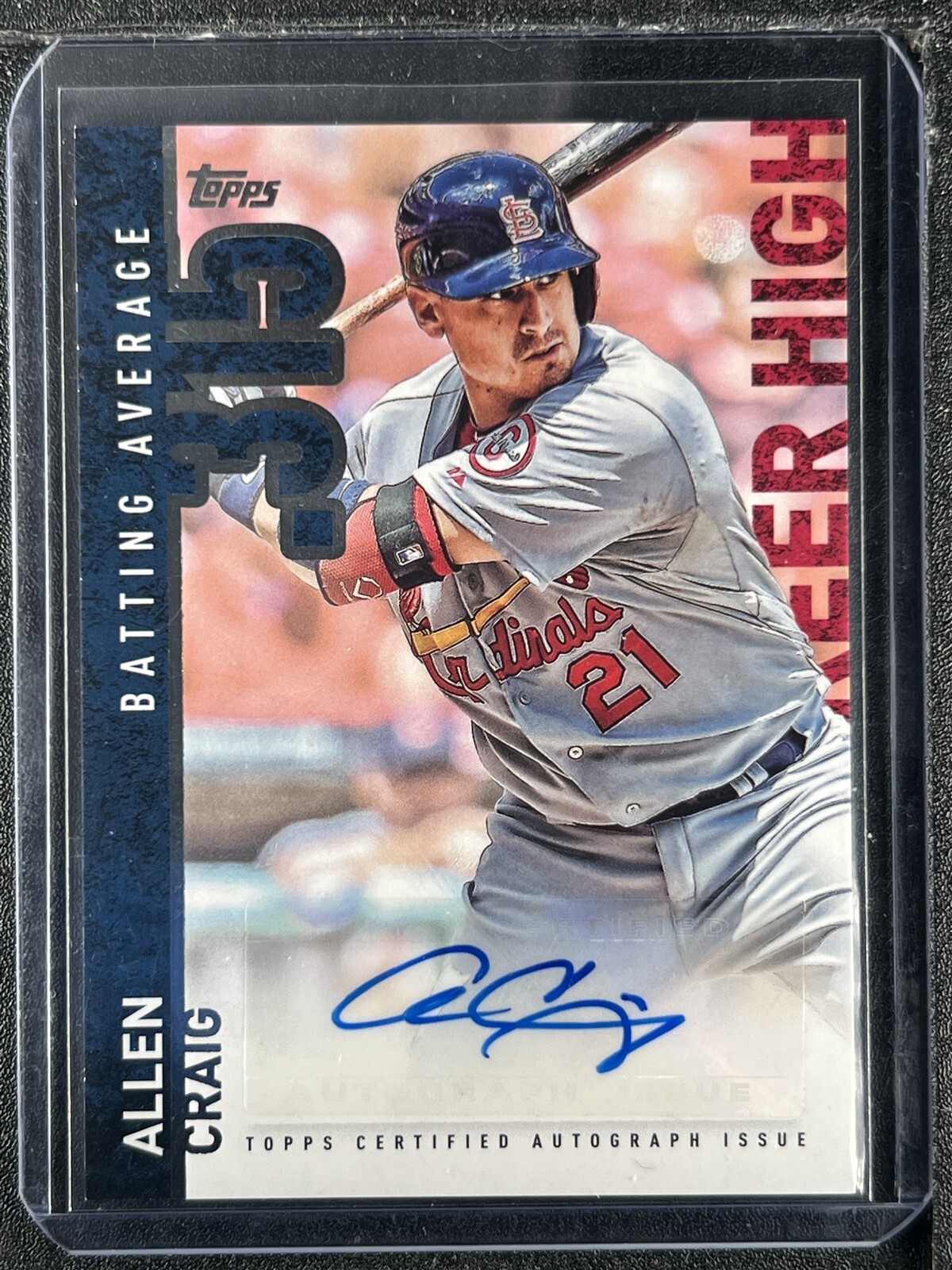 Craig, Allen - 2015 Topps - Career High - Autograph | eBay