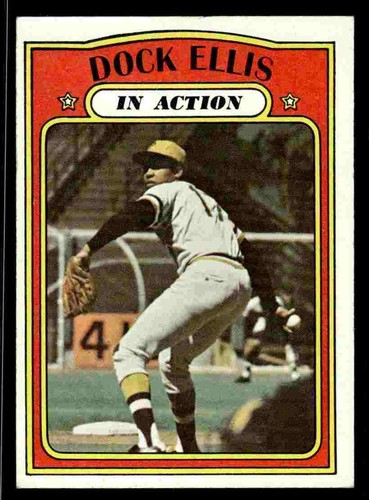 1972 Topps Dock Ellis #180 - Pittsburgh Pirates | eBay