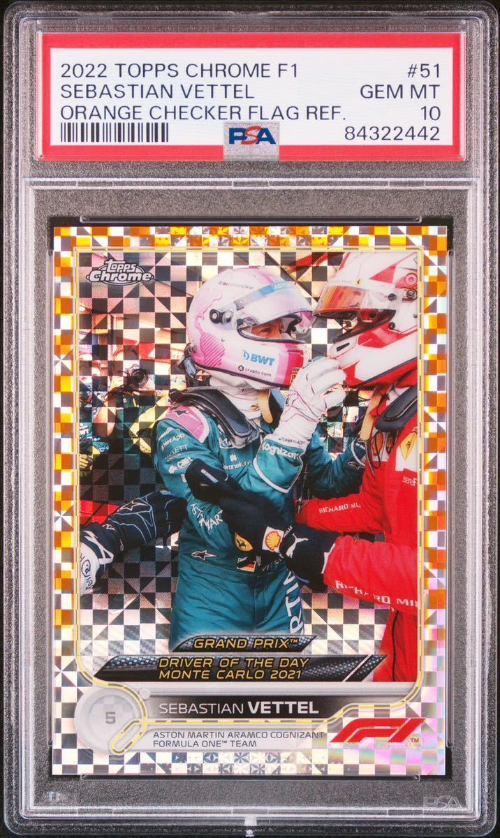 Sebastian Vettel 2020 Topps hot Chrome Formula