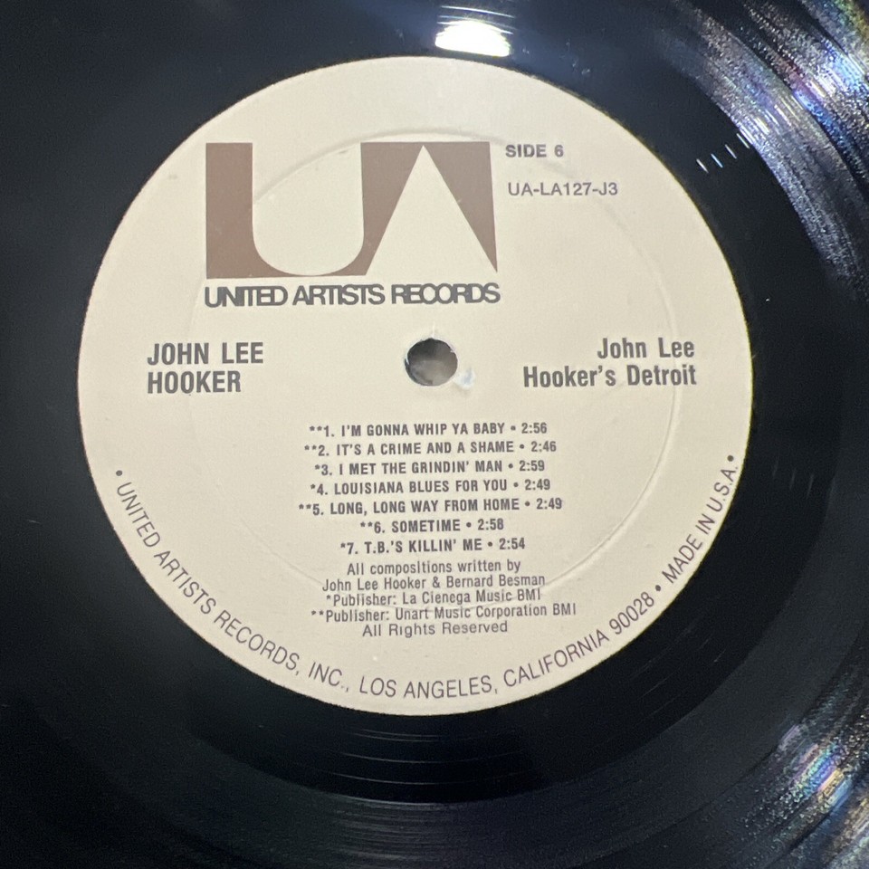 John Lee Hooker - John Lee Hooker's Detroit 1948-1952 3xLP Box - UA | eBay