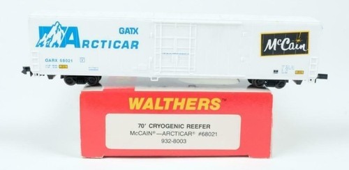 Walthers 932-8003 N Scale McCAIN Arcticar 70' Cryogenic Reefer #68021 ...