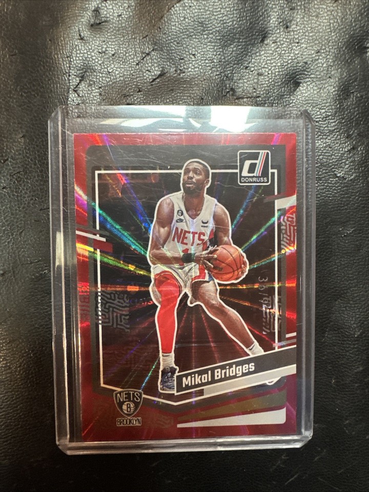 2023-24 Donruss Holo Red Laser #70 Mikal Bridges /99 | eBay