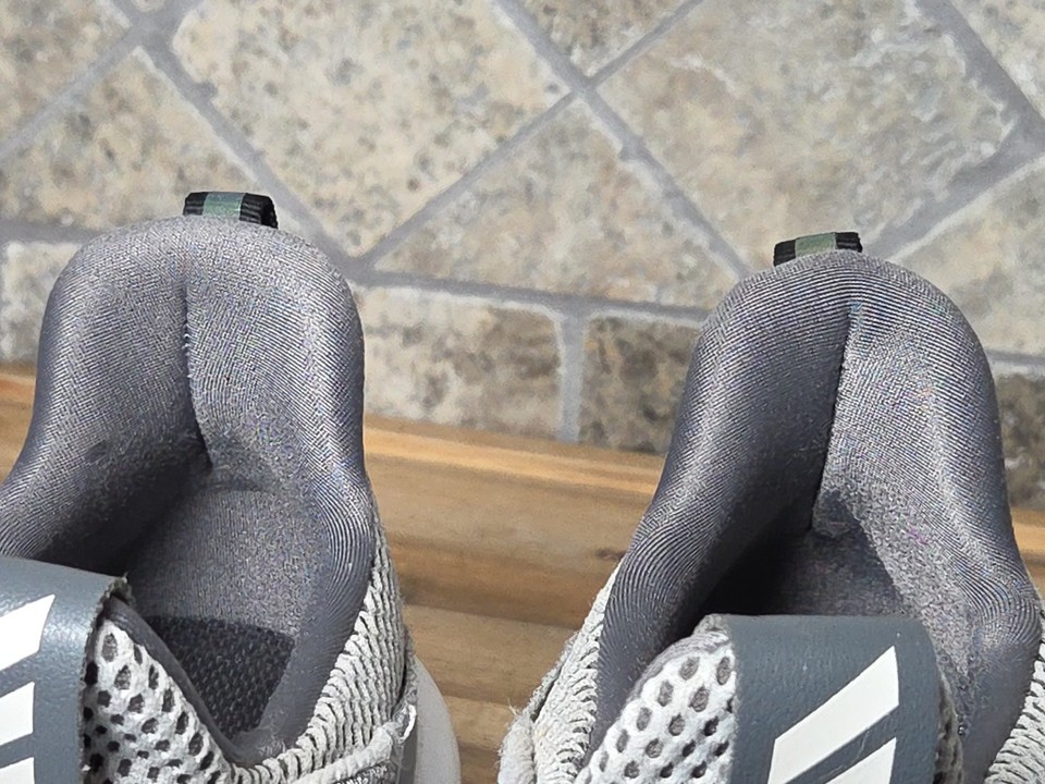 Adidas Alpha 3 Bounce Mens 9.5 HWA 1Y3001 Gray White Weight Training ...
