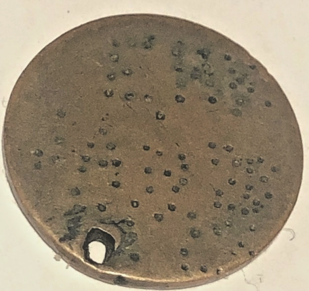 Civil War ID Tag Token 25th Regimen? Union Or Confederacy? Solve A ...