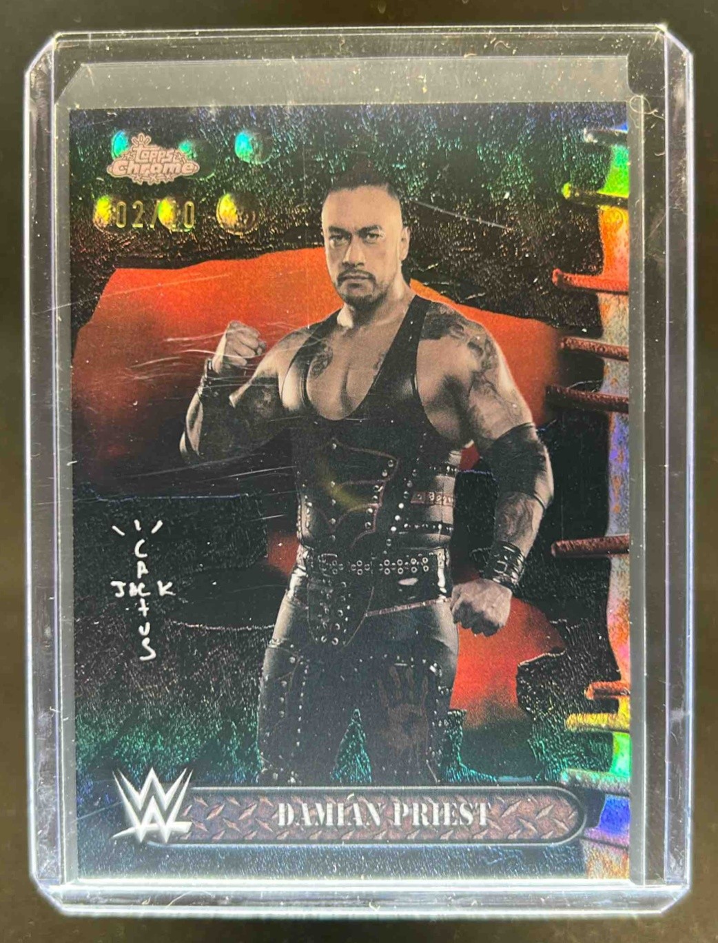 Damian Priest 2025 Topps Chrome WWE x Cactus Jack #FVF-11 Festival Fury ...