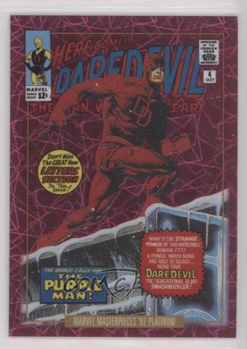2024 Marvel Masterpieces '92 Variant Cover Pink Lasers /692 Daredevil ...