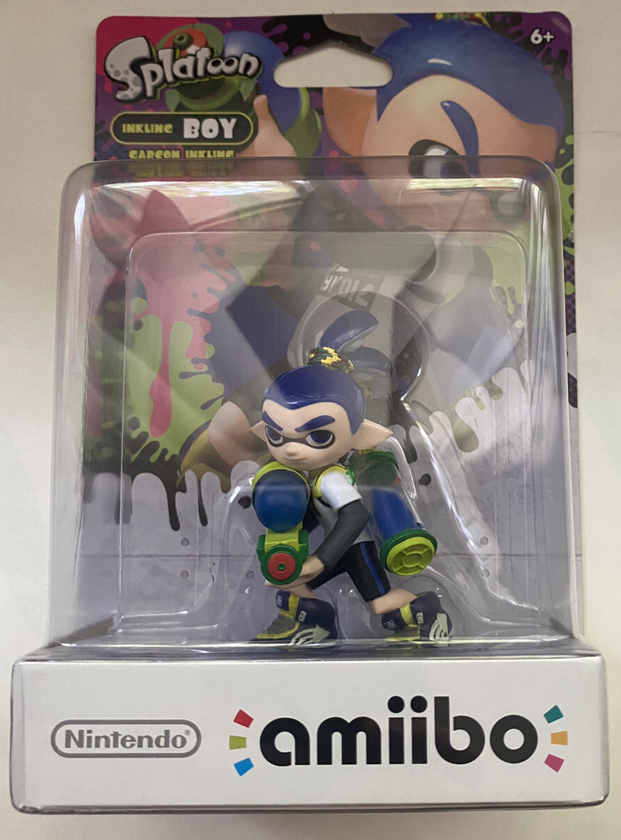 Amiibo Inkling Boy amiibo Splatoon Series Compatible With Switch & Wii ...