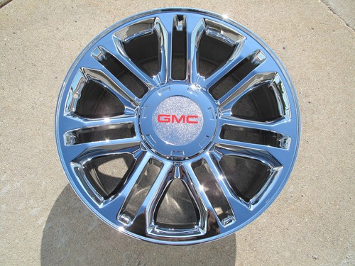 22" NEW PLATINUM STYLE CADILLAC ESCALADE CHROME WHEELS 5358 WITH ...