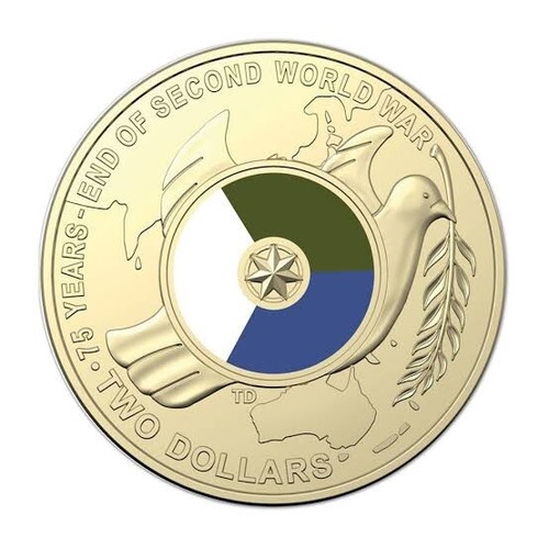 2020 $2 Two Dollar - 75th Anniversary The End of WW2 Dove ...