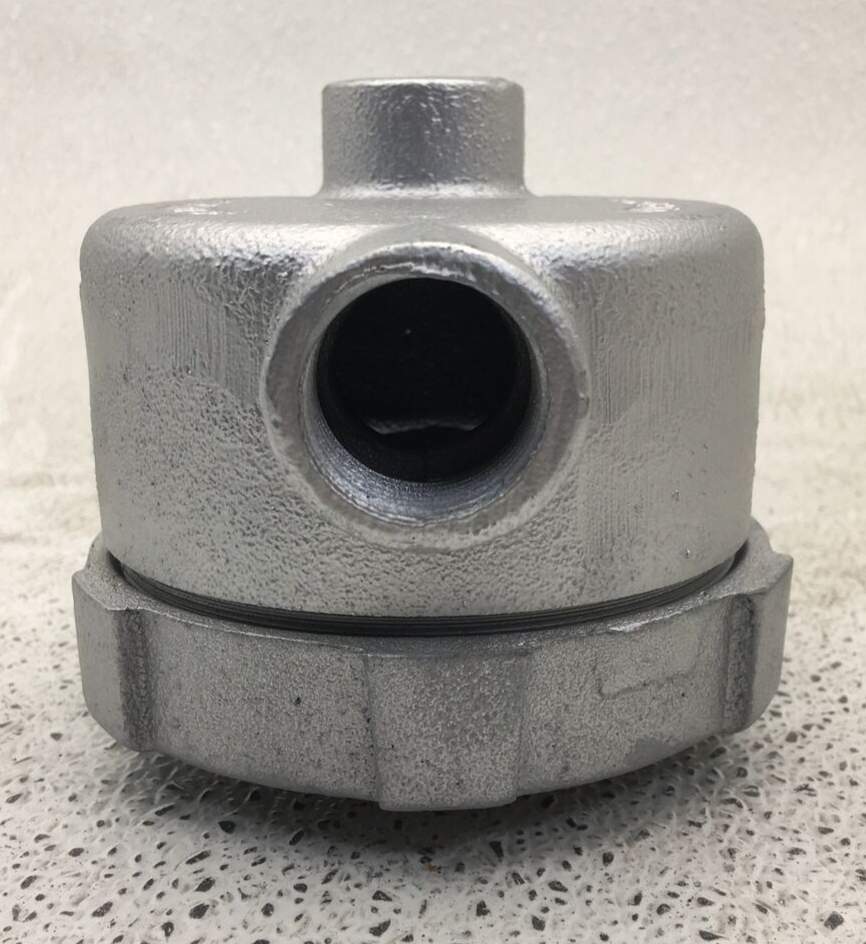 GULB75 APPLETON STYLE LB CONDUIT OUTLET BOX WITH COVER AND 3/4 INCH ...