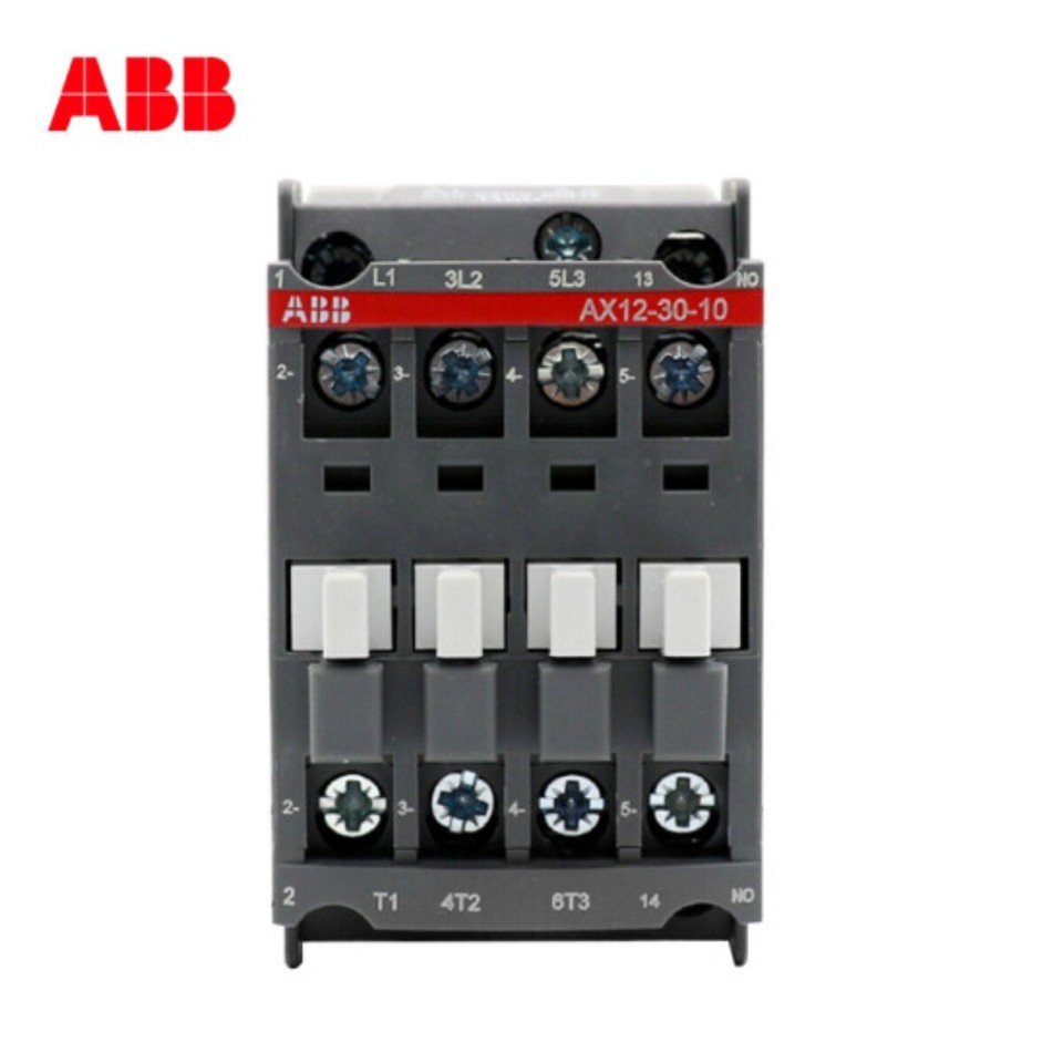 ABB AC Contactor AX12-30-10 AX12-30-01 AC24V 48V 110V 220V 380V 12A AX ...