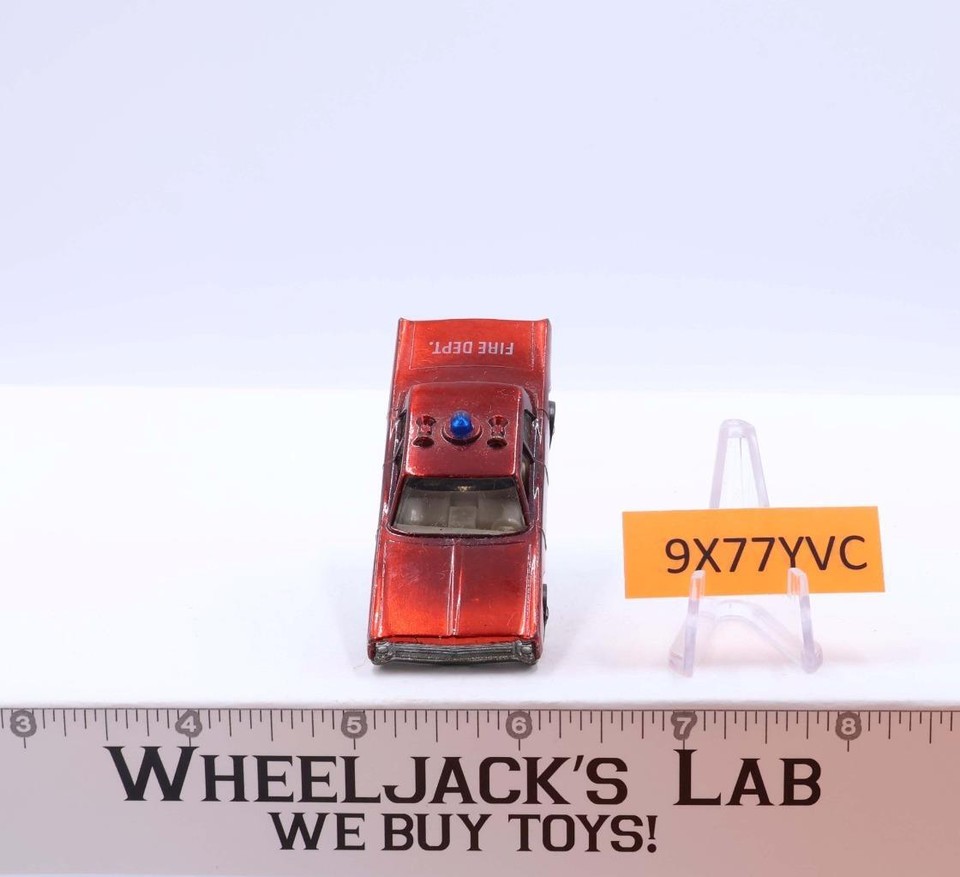 Fire Chief Cruiser Spectraflame Red 1968 Hot Wheels Mattel Vintage ...