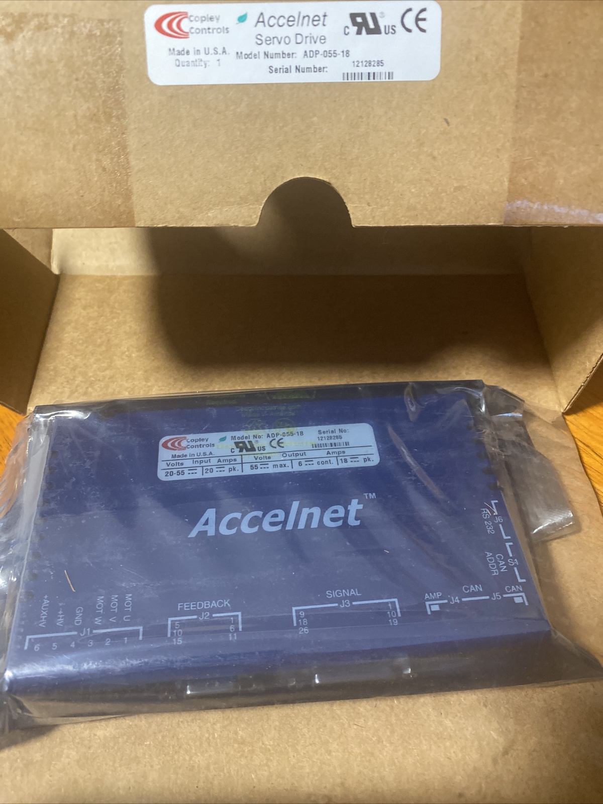 Copley Controls Adp-055-18 Accelnet Panel Servo Drive Controller for ...