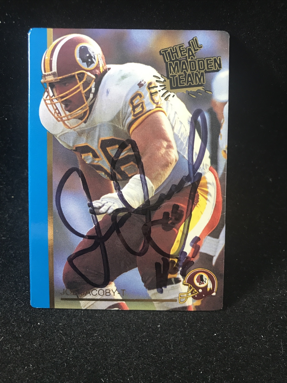 Joe Jacoby -Louisville- Washington Redskins Autographed Card | eBay