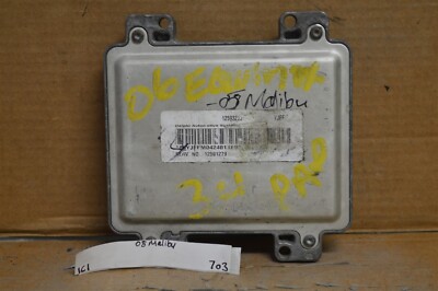 2005 Chevrolet Malibu Engine Control Unit ECU 12591279 Module 703-1C1 ...