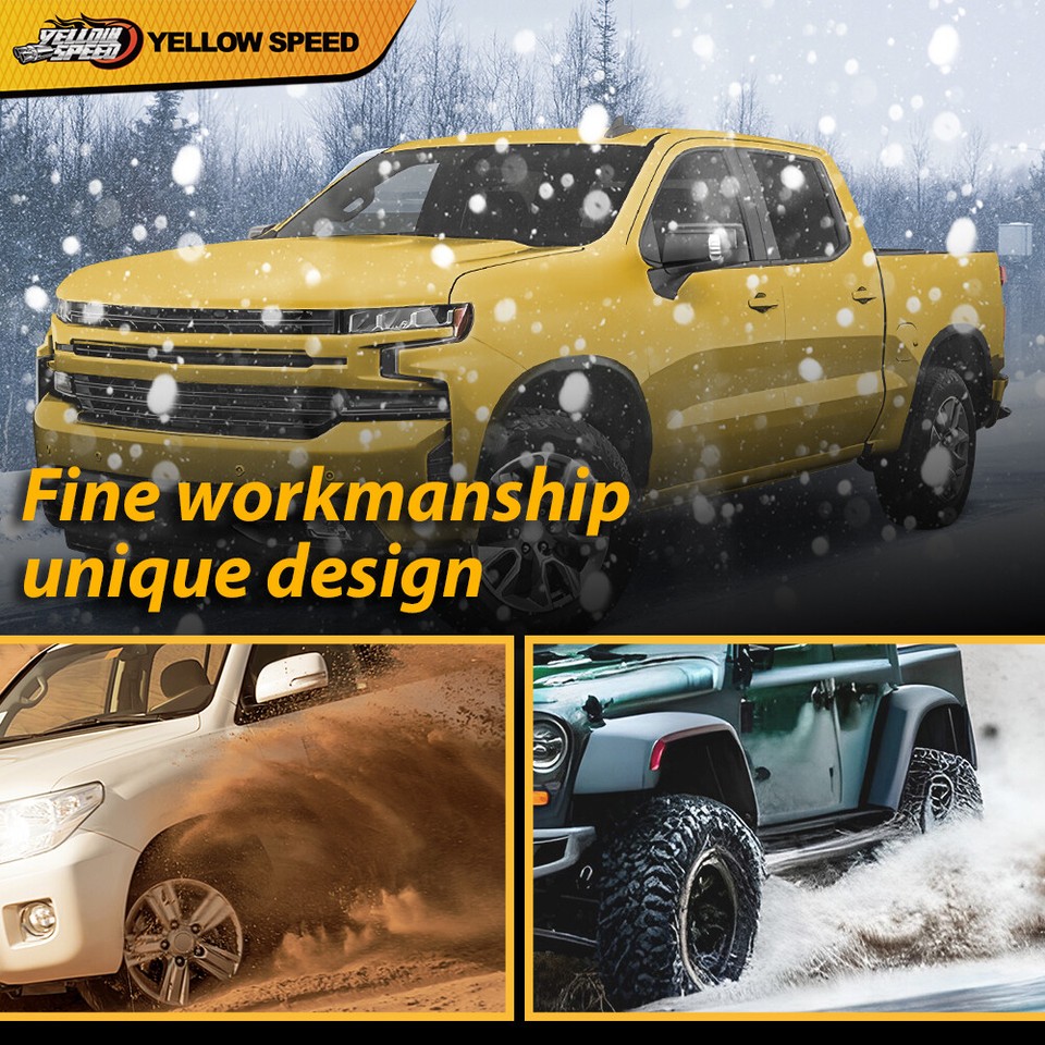 4PCS Fender Flares Kit 84297538 NEW Fit For 2019-2024 Chevrolet ...