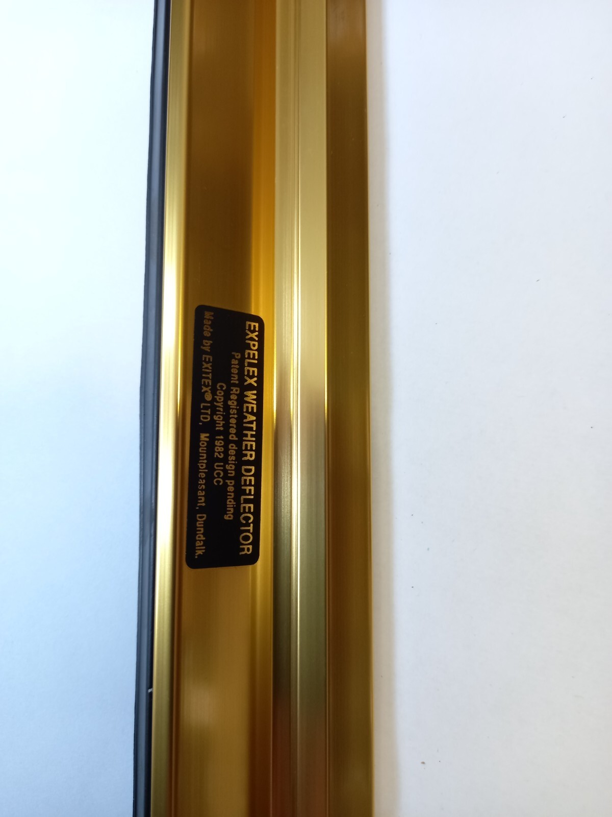 Rain Deflector Door Weather Draught Seal Exterior Exitex Expelex Gold ...