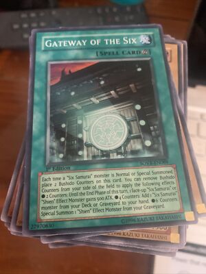 Gateway of the Six - SOVR-EN089 - SR - Stardust Overdrive Yugioh 1st Edition | eBay