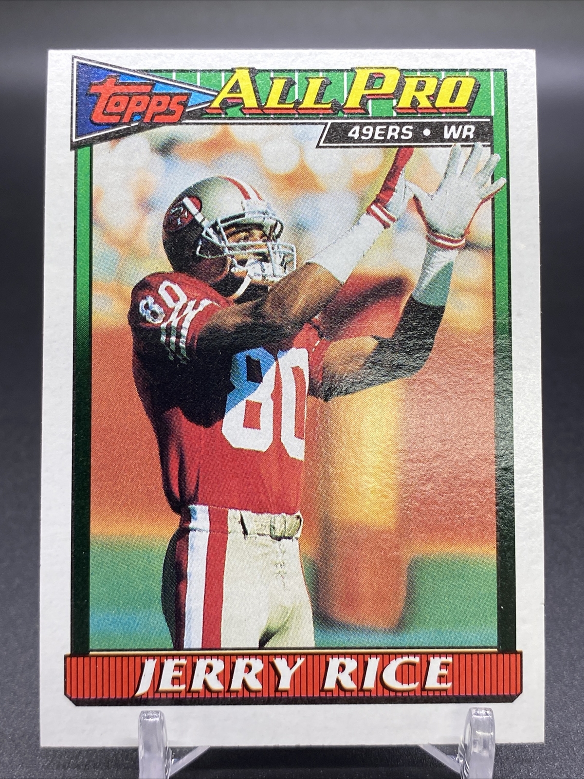 1991 Topps Jerry Rice All-Pro card #81- clean!! | eBay