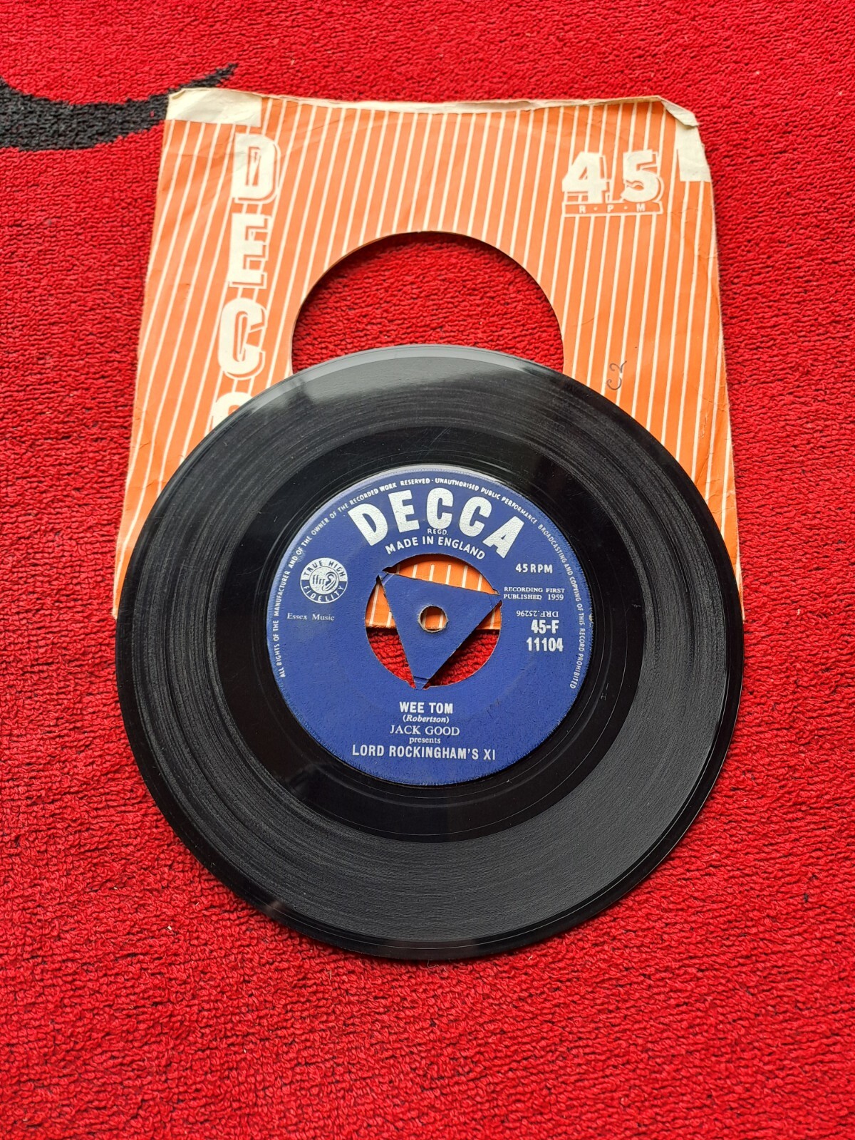 Jack Goods - Lord Rockingham's Xi - Wee Tom 7" Vinyl (B21) | eBay