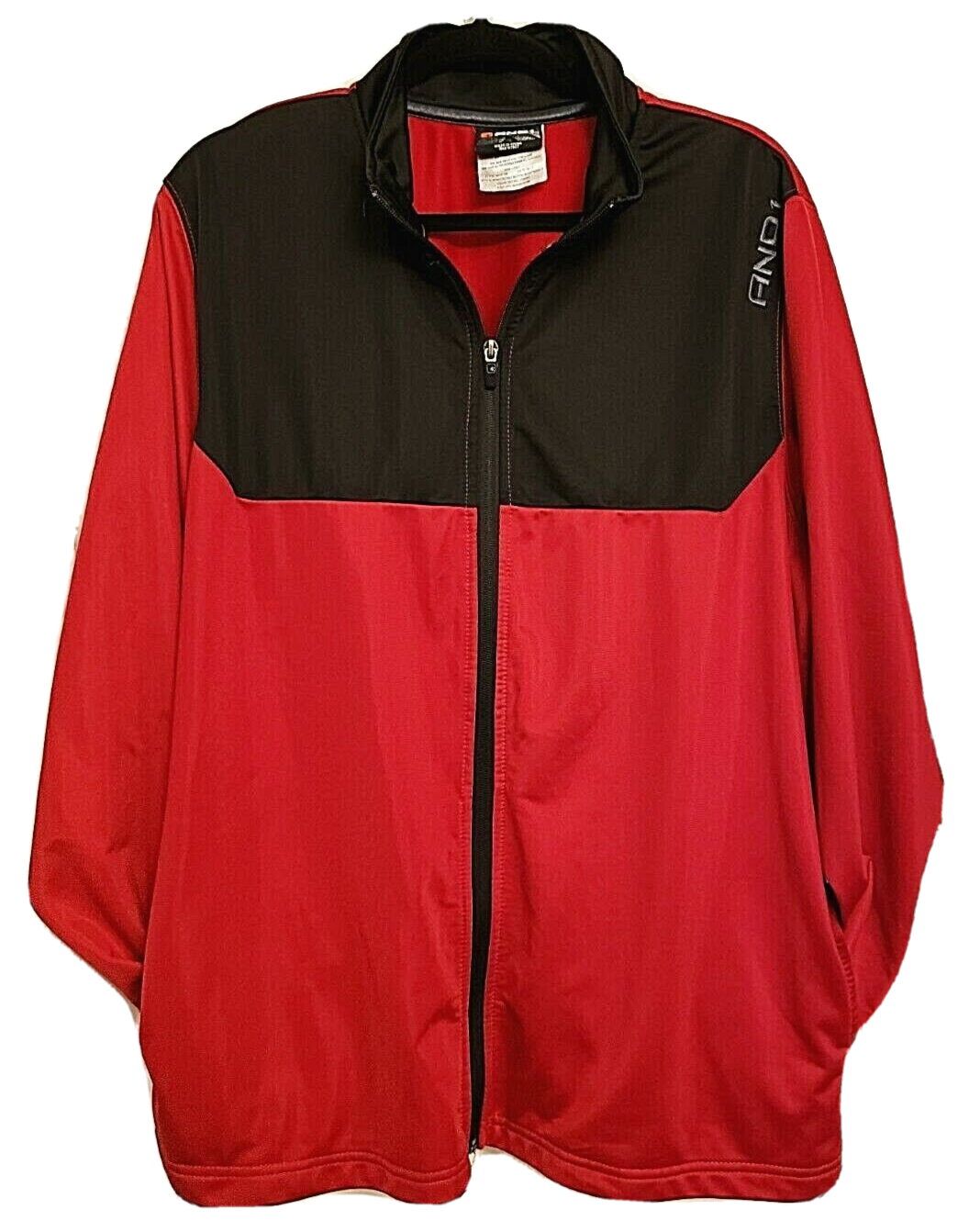 AND1 Warm Up Jacket Lightweight Lined Pockets Gorpcore Athleisure ...