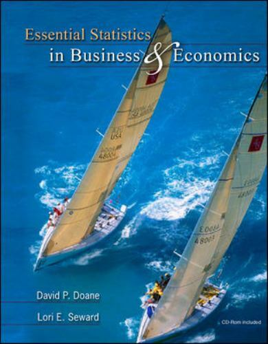 Essential Statistics in Business and Economics by David P. Doane and ...