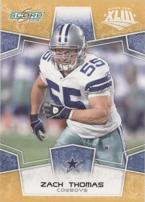 2008 Score - Zach Thomas #86 Yellow for sale online | eBay