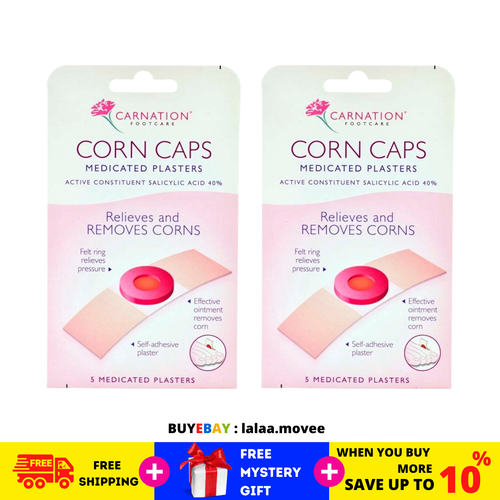 2 X 5's Carnation Corn Caps Medicated Footcare Plasters | eBay Australia