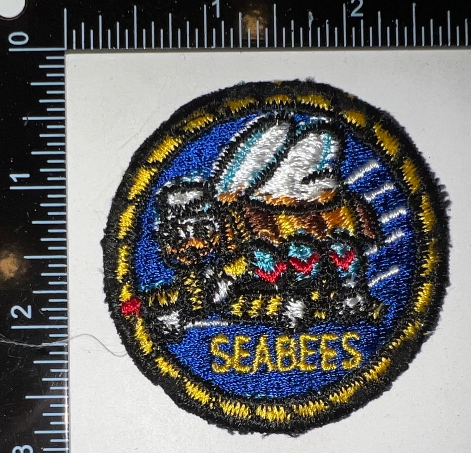 Cold War USN US Navy CB Seabees Construction Battalion Bn SMALL Patch ...