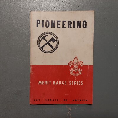 Boy Scouts of America Merit Badge Series Pamphlet Pioneering 1942 | eBay