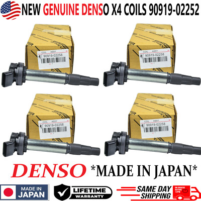 NEW OEM DENSO Ignition Coils For 2008-2015 Toyota & Lexus 1.8L 2.4L ...