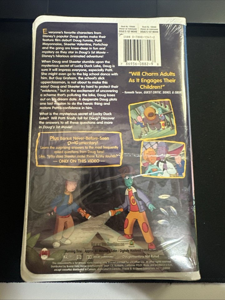 Disney Doug’s 1st Movie VHS Tape Sealed 786936088298| eBay
