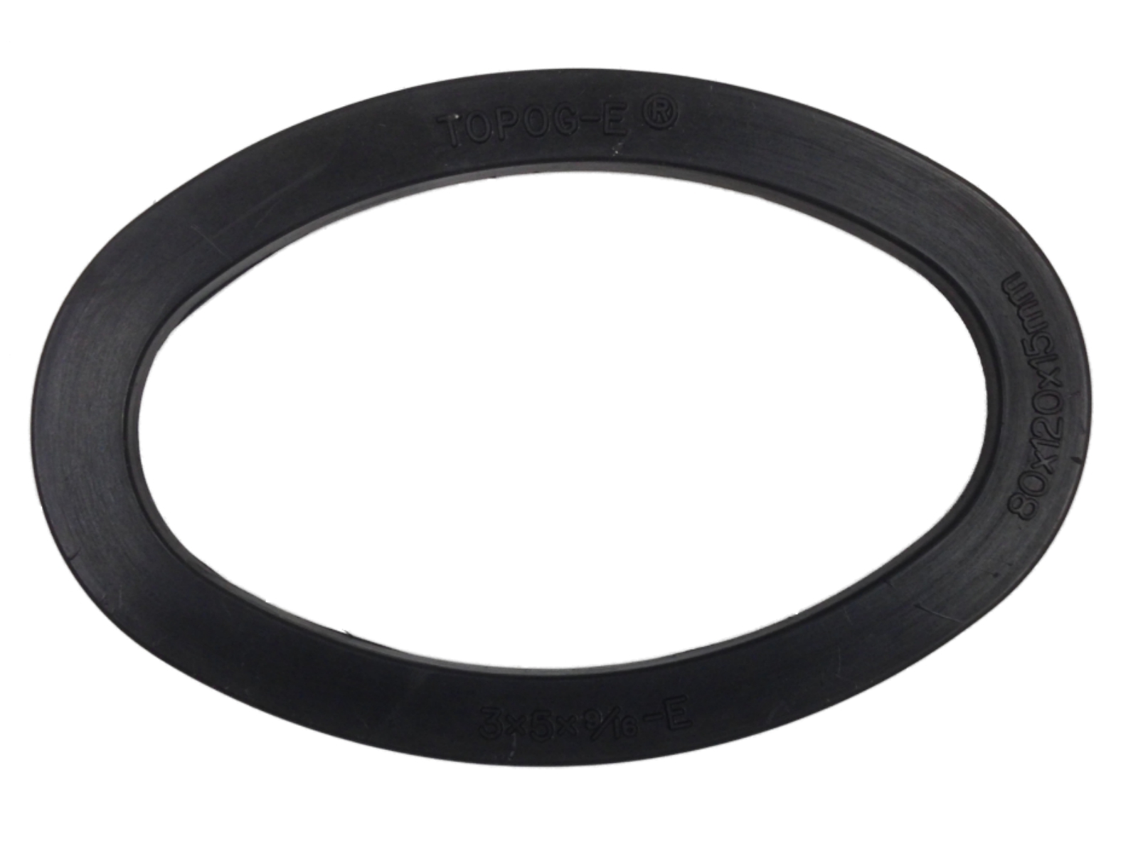 TOPOG-E T0260-ELL-S0180 3 X 5 X 9/16 E ELLIPTICAL HANDHOLE GASKET | eBay