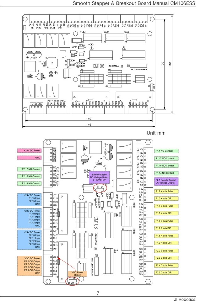 CNC Breakout Board+Ethernet Smooth Stepper, Mach3, Motion Controller ...