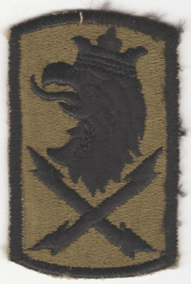 22nd SIGNAL BRIGADE - subdued patch / écusson basse visibilité US Army ...