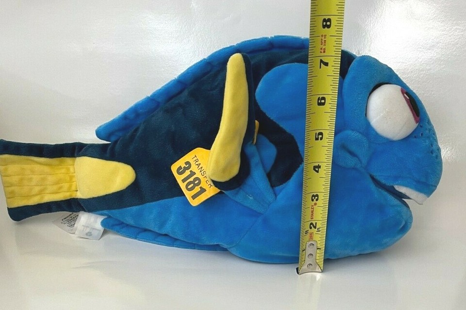 DISNEY STORE 16" Plush FINDING NEMO Blue DORY FISH Large Stuffed Animal ...