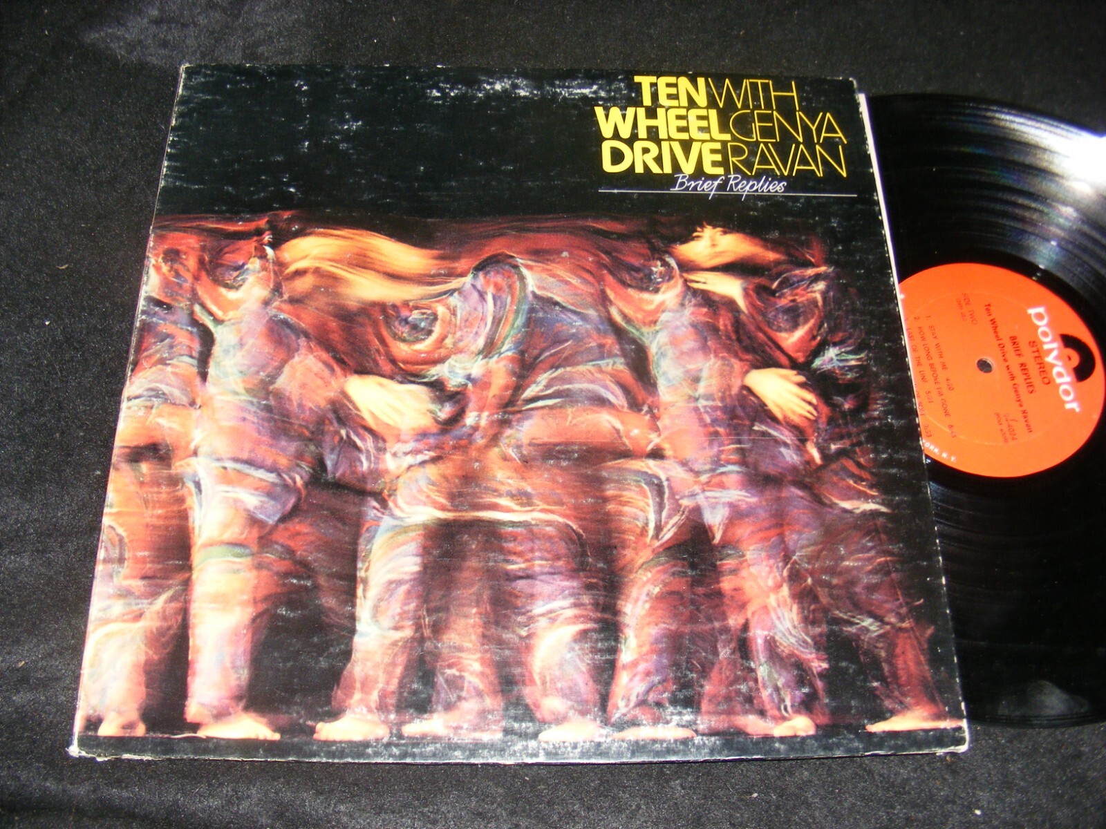 10 WHEEL DRIVE With Genya Ravan LP Gatefold Brief Replies Hard Rock ...