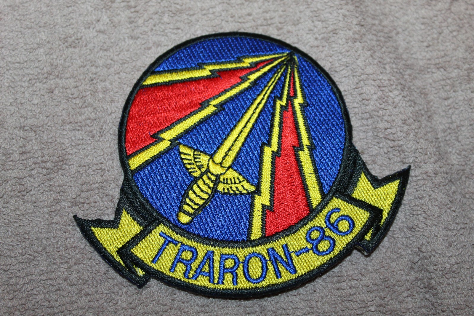 Original Cold War Era "U.S. Navy Traron - 86" Jacket/Uniform Patch | eBay