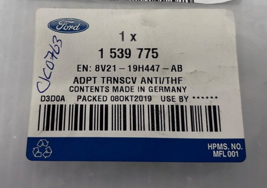 Genuine Ford B-Max/ Ecosport/ Fiesta/ Transit Steering Column Adaptor ...