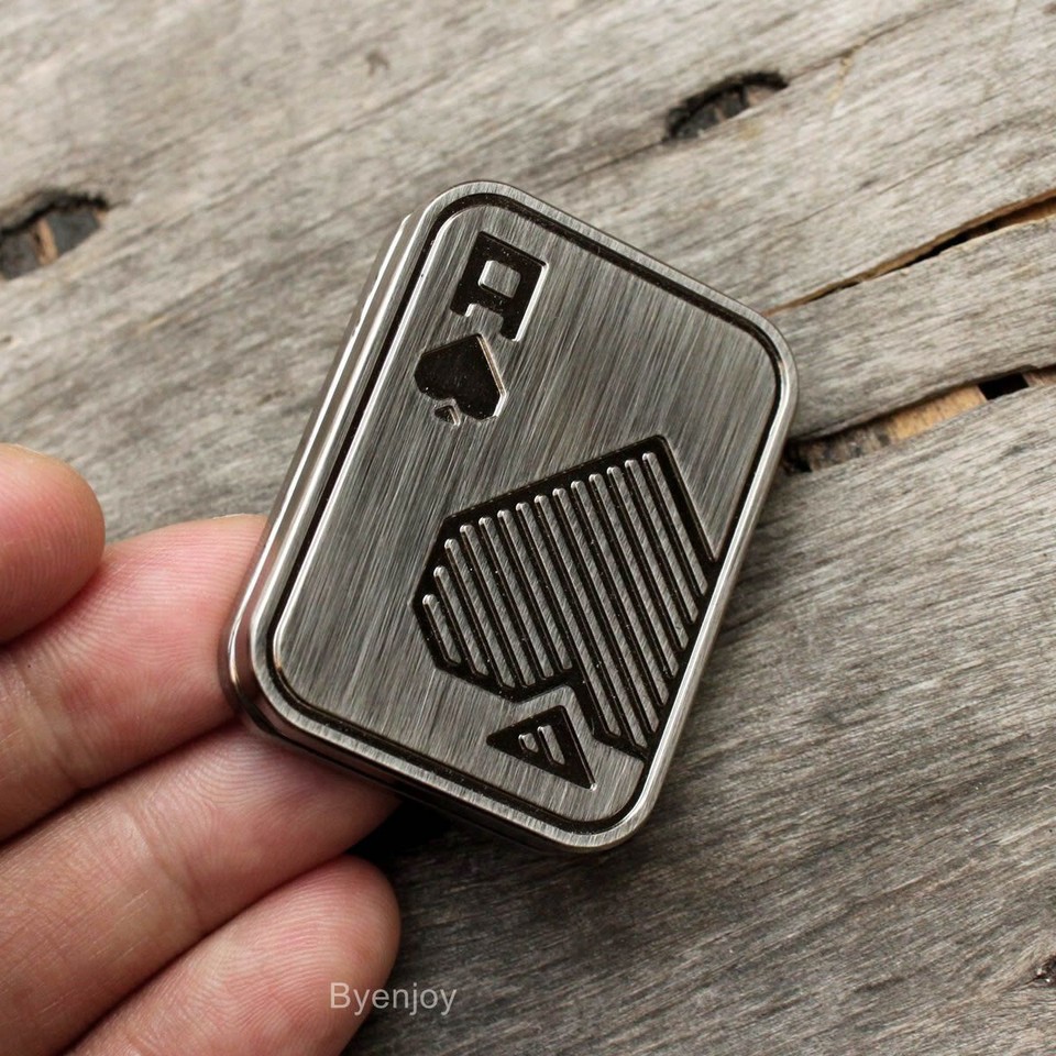 A Poker Click Clicker Slider Push Card Hand Fidget decompression EDC ...