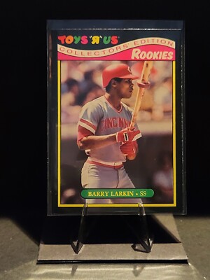 Barry Larkin 1987 Topps Toys R Us Rookies #18 Cincinnati Reds Baseball ...