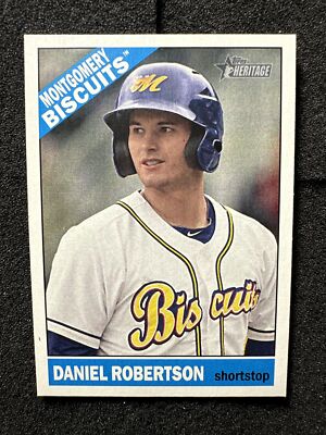 DANIEL ROBERTSON #83 2015 Topps Heritage Minor League QTY Rookie ...