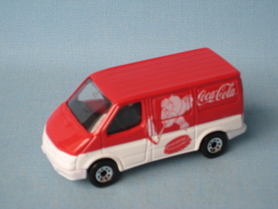 Matchbox Ford Transit Van Red Coca-Cola Coke Toy Model Van Hockey UB ...