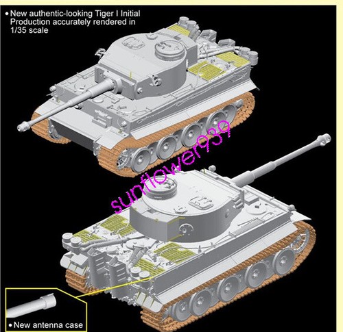 DRAGON 6608 1/35 ‘39-45’ PZ.KPFW.VI AUSF.ESD.KFZ 181 TIGER 1 “TUNISIAN ...