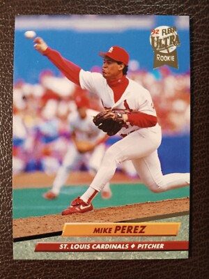 MIKE PEREZ "RC" CARDINALS 1992 FLEER ULTRA BASEBALL CARD #571 | eBay